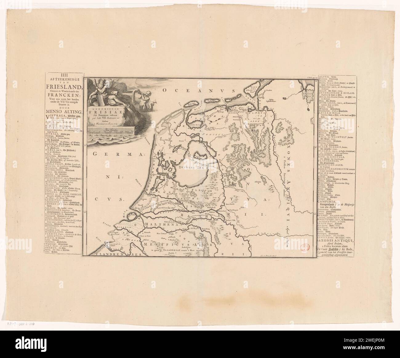 Historical map of the Netherlands with the areas of the Batavians and ...