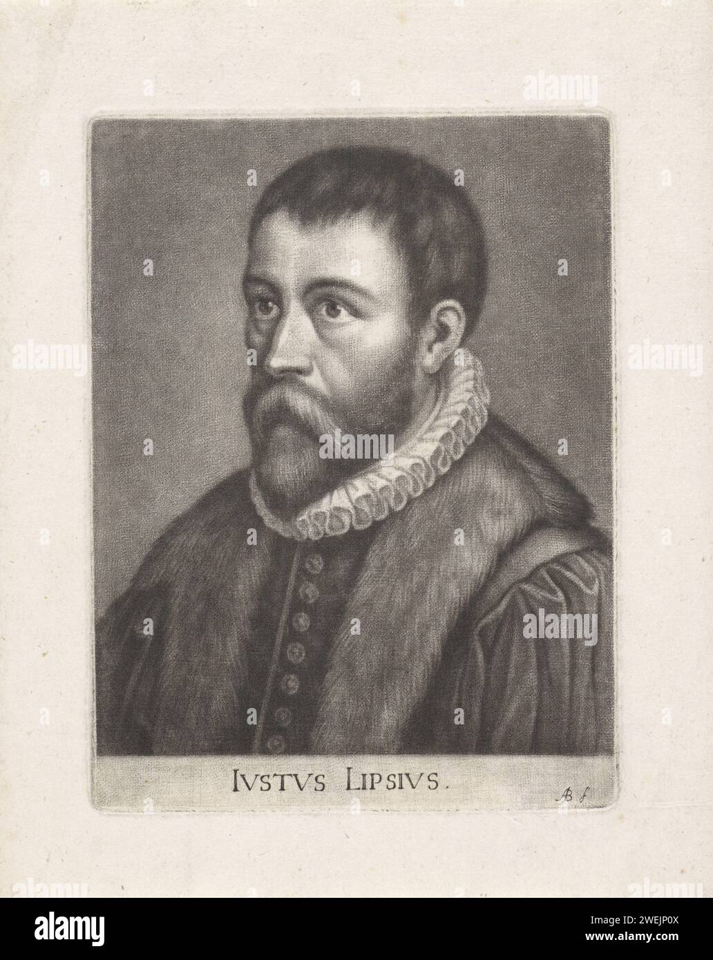 Portret Van Justus Lipsius, Abraham Bloteling, 1652 - 1690 print ... Portret Van Justus Lipsius, Abraham Bloteling, 1652 - 1690 print ...