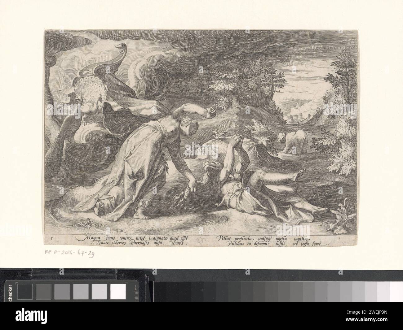 Juno turns Callisto into a bear, 1590 print After Callisto Jupiter's ...