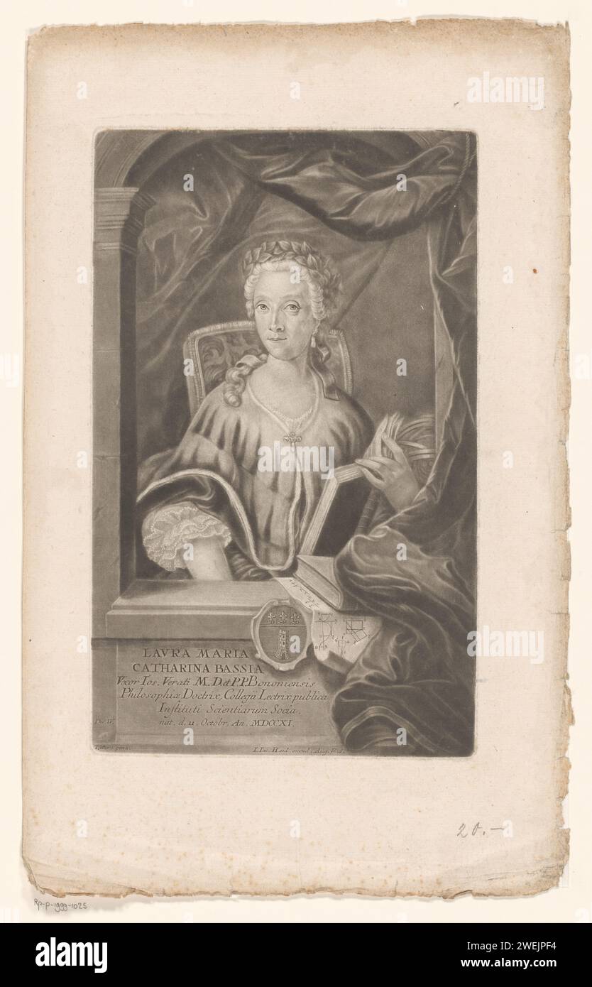 Borr-van laura Caterina Fish, 1741 print paper etching historical ...