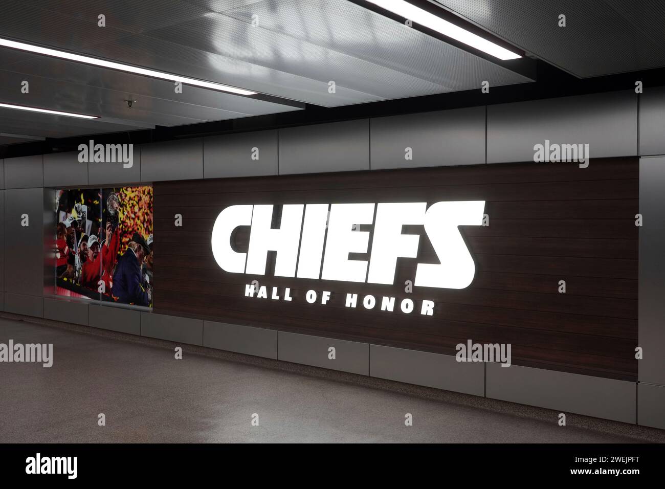 The Kansas City Chiefs Hall of Honor at Arrowhead Stadium, Monday, Dec ...