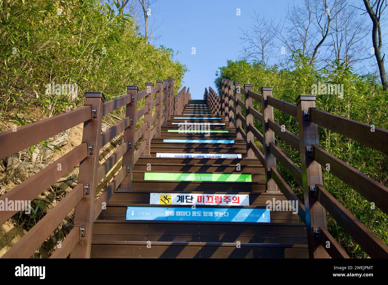 Samcheok City, South Korea - December 28, 2023: A straight view of ...
