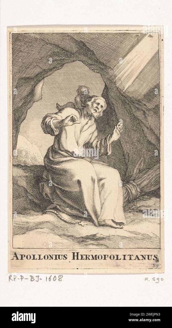 Holy Apollo van Hermopolis, Frederick Bloemaert, after Abraham ...