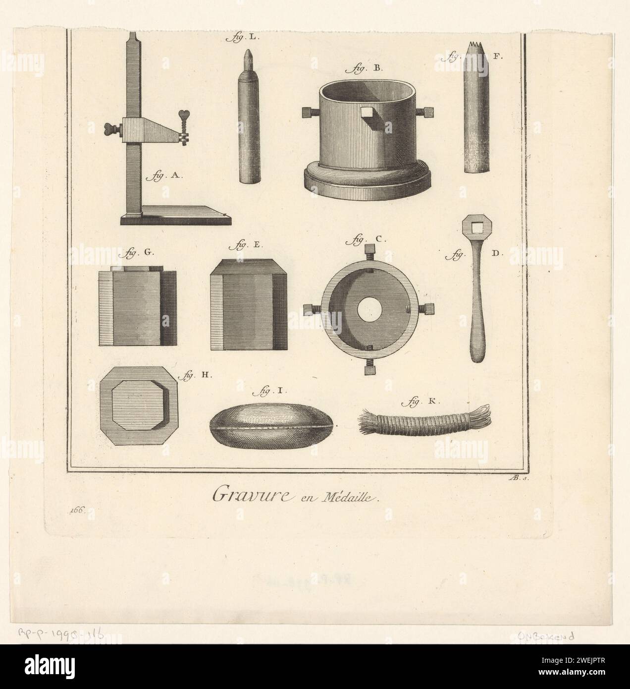 Technical parts, Unknown, 1700 - 1799 print Various technical parts ...