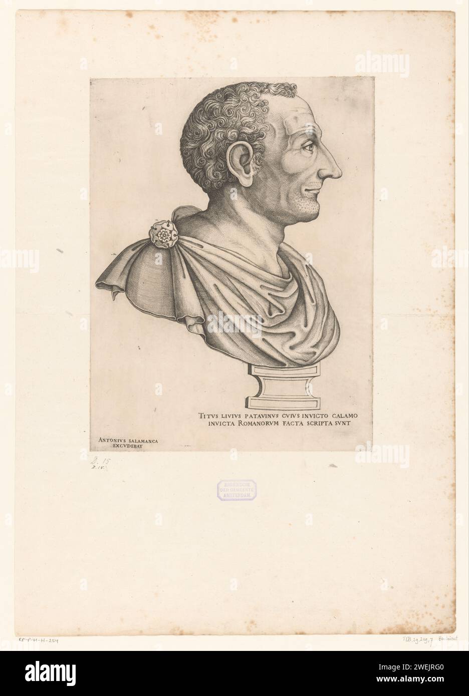 Portrait bust of Roman historian Titus Livius, Anonymous, Antonio ...