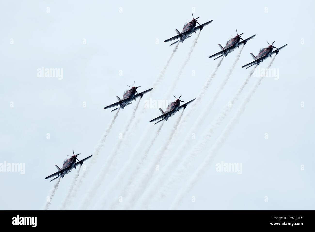 The Roulettes, the Royal Australian Air Force's aerobatic display team ...