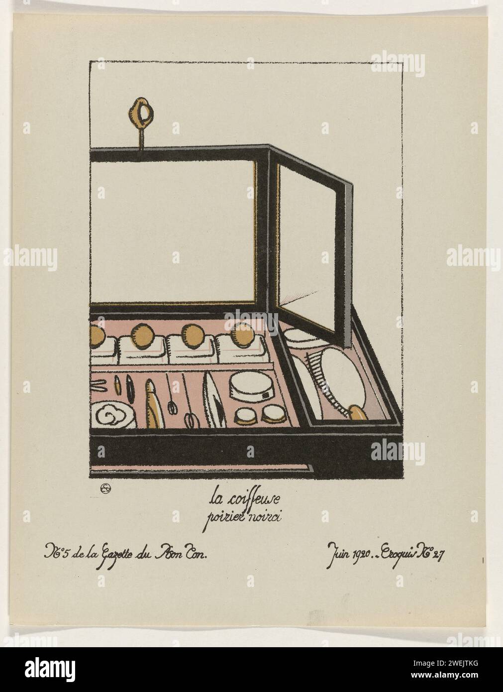 Gazette du Bon tone, 1920 - No. 5: The hairdresser / Poirier Noiri, Süe ...