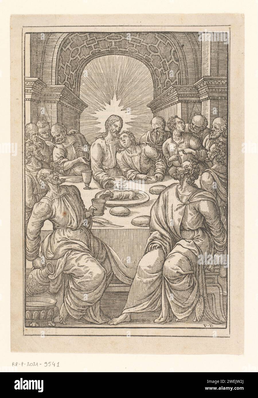 Last Supper, Anonymous, Antoni van Leest (Rejected Attribution), after ...