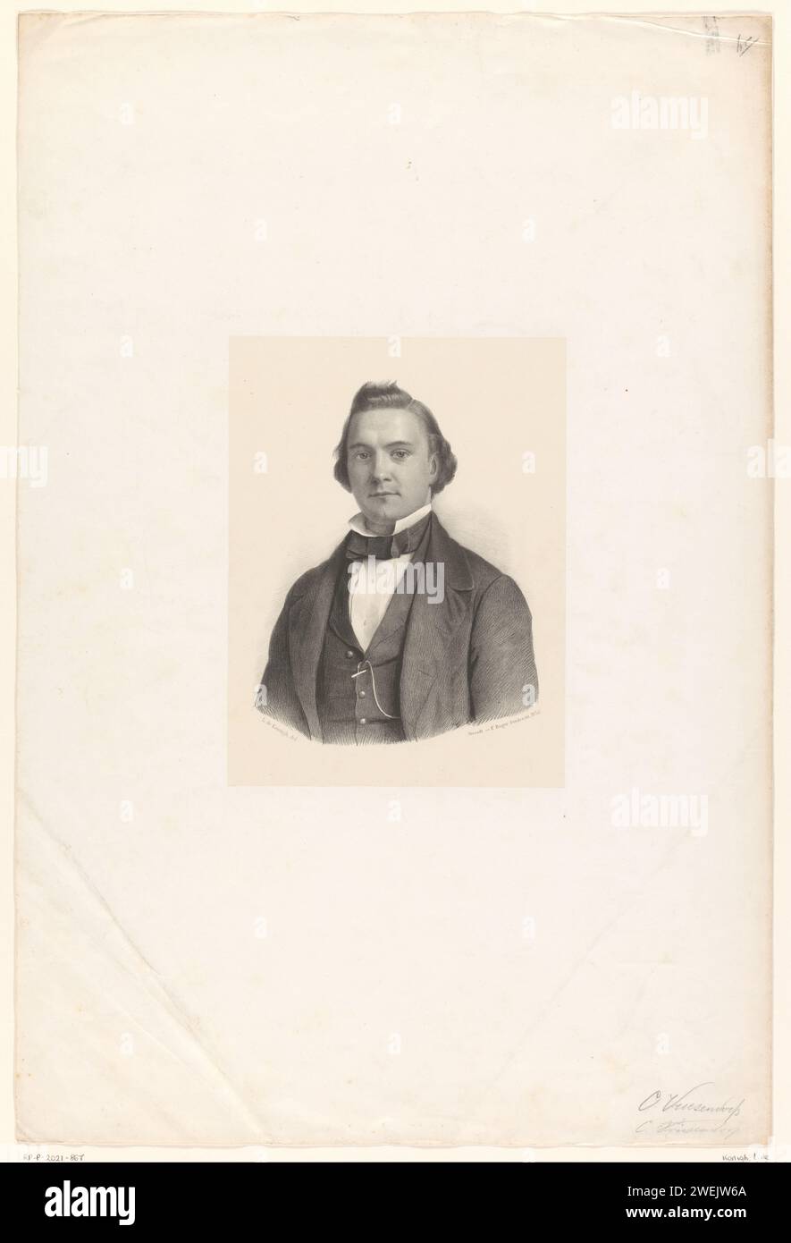 Portrait, possibly of Corneille or Cornelis Vriesendorp, Leonard de ...