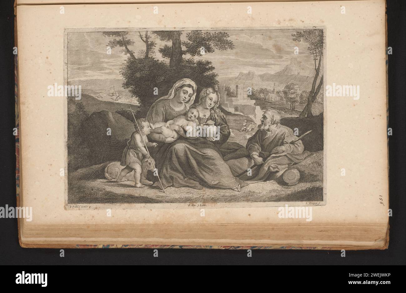 Holy family with the young John the Baptist and Maria Magdalena, 1660 ...