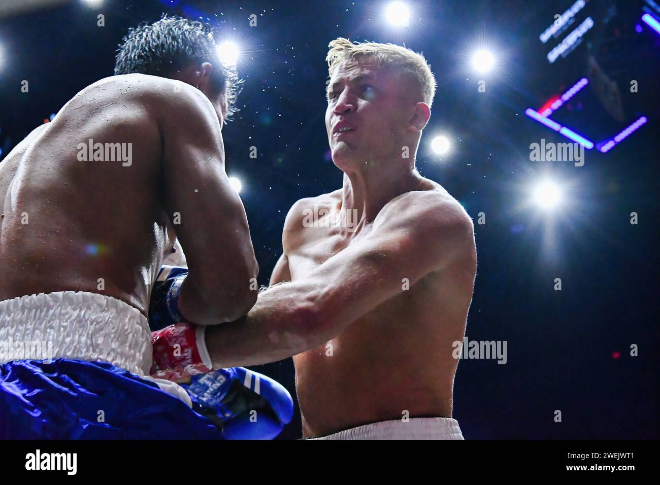 Bangkok, Thailand. 25th Jan, 2024. Russian professional boxer and ...