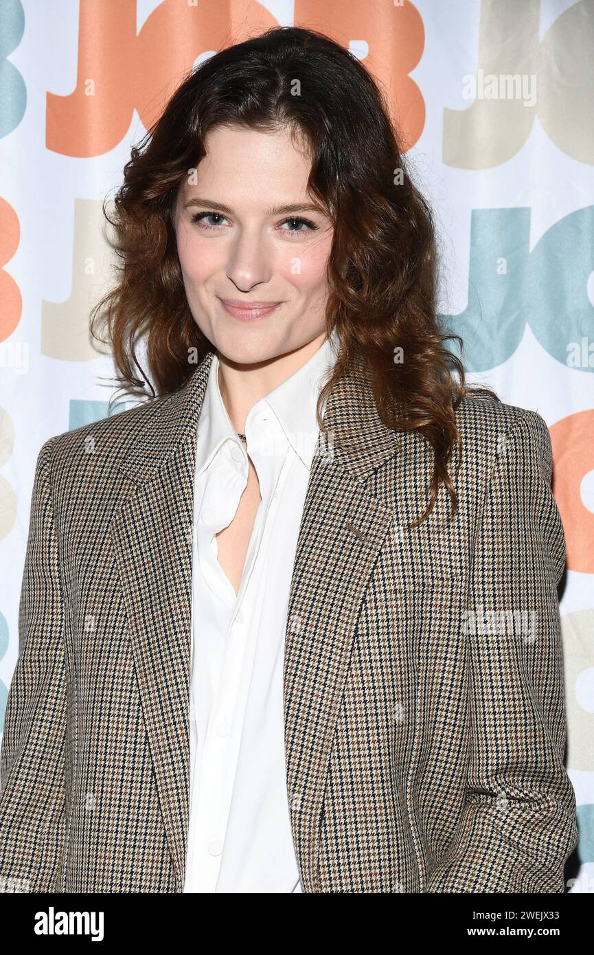 New York, USA. 25th Jan, 2024. Luisa Jacobson attends the opening night ...