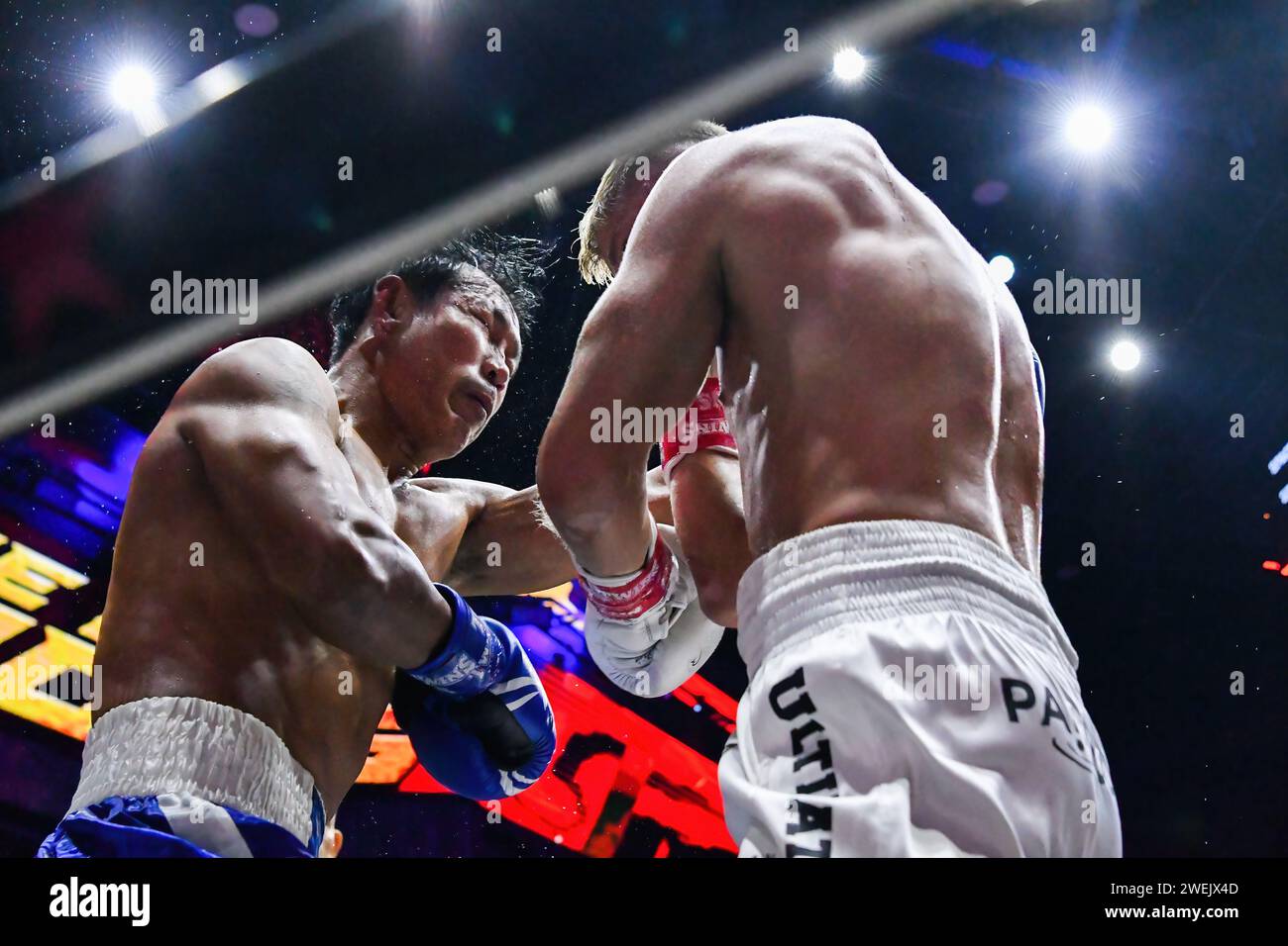 Bangkok, Thailand. 25th Jan, 2024. Russian professional boxer and ...