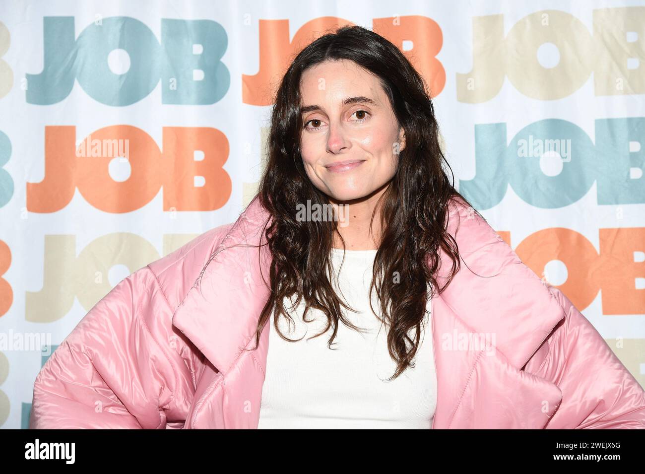 New York, USA. 25th Jan, 2024. Mary Beth Barone attends the opening ...