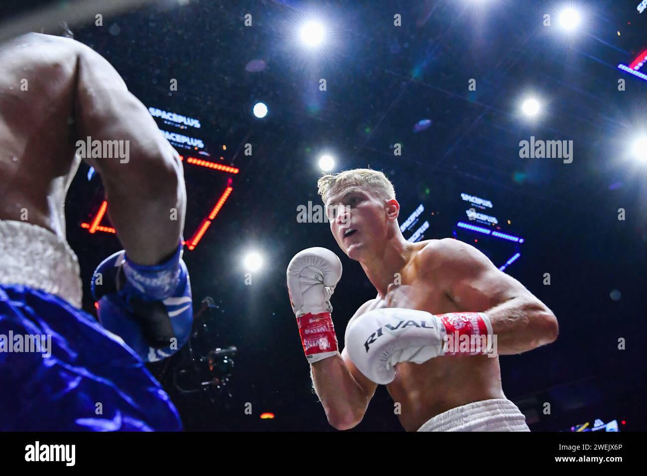 Bangkok, Thailand. 25th Jan, 2024. Russian professional boxer and ...