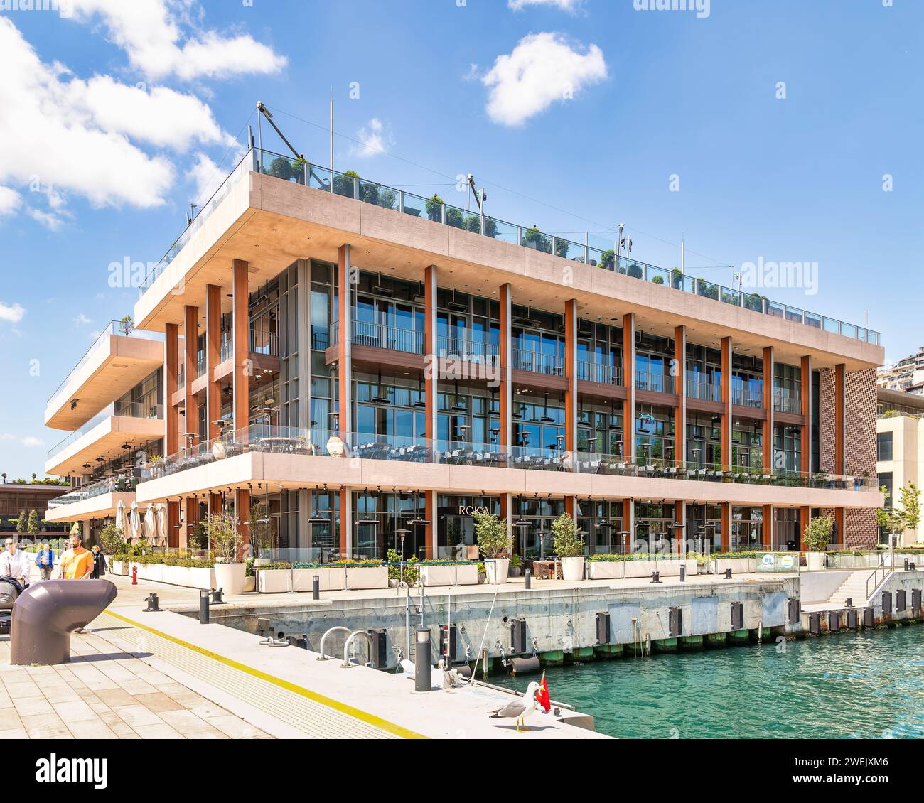 Istanbul, Turkey - May 13, 2023: Modern architecture building at ...