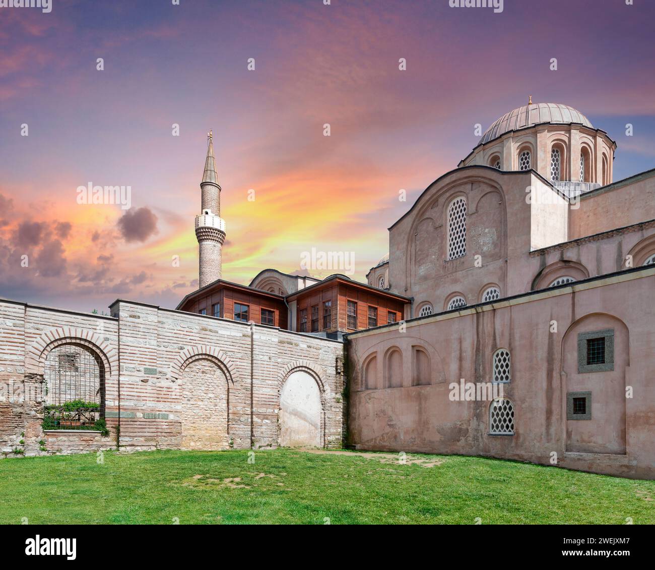 Zeyrek Mosque, or Molla Zeyrek Camii, 14t century Middle Byzantine ...