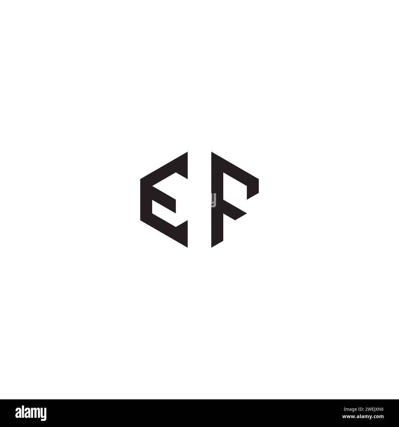 Letter ef vector vectors hi-res stock photography and images - Alamy