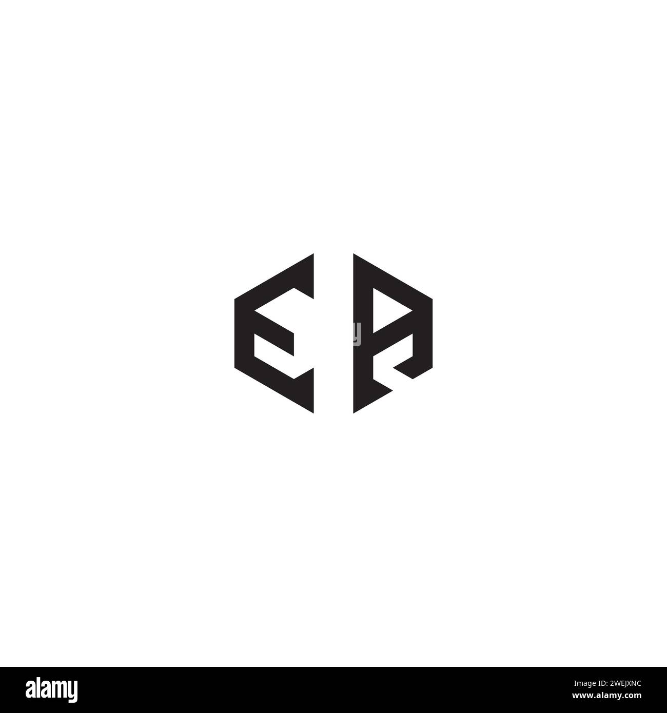 Letter ea vector vectors Stock Vector Images - Alamy