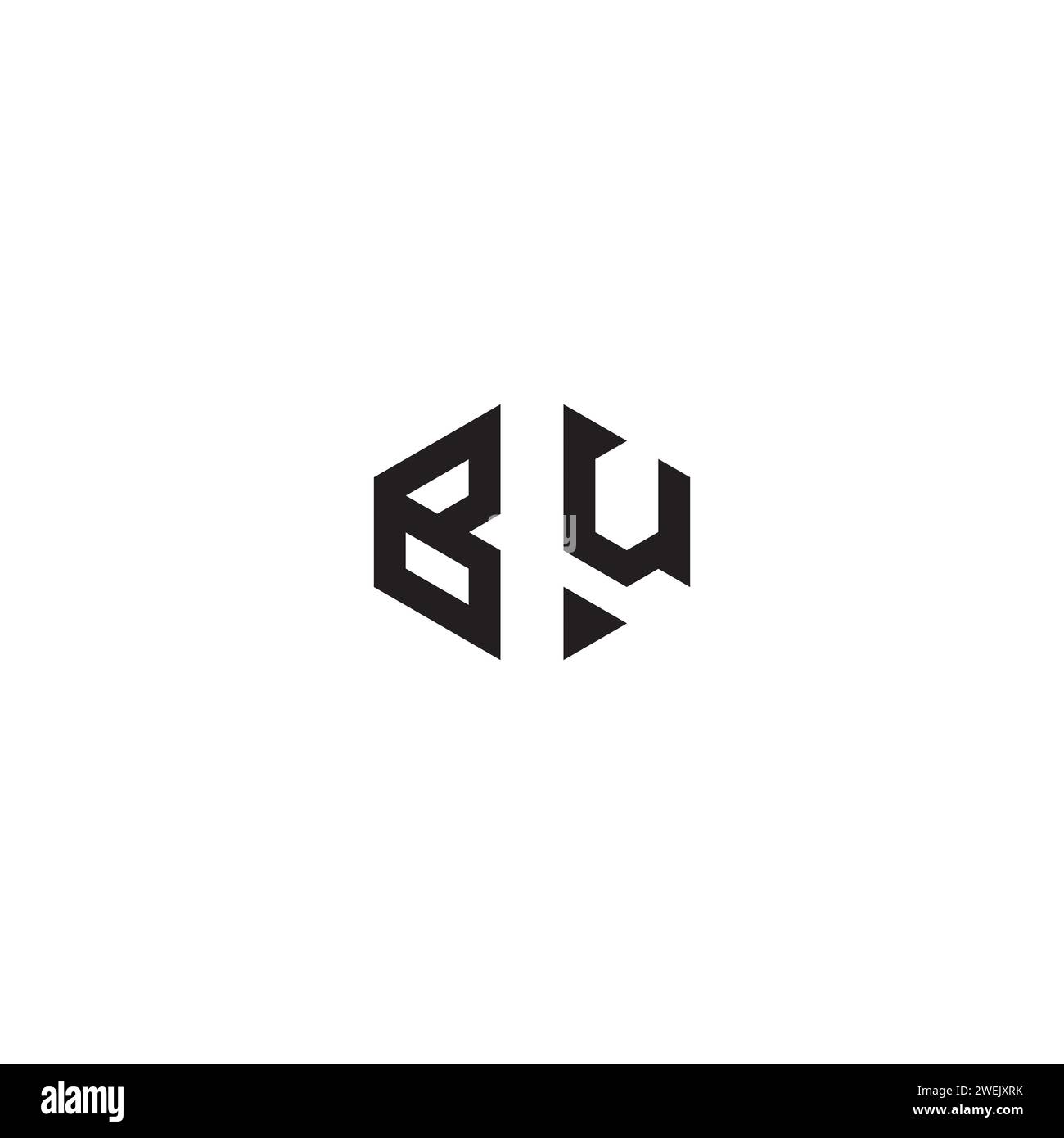 Letter bu vector vectors hi-res stock photography and images - Alamy
