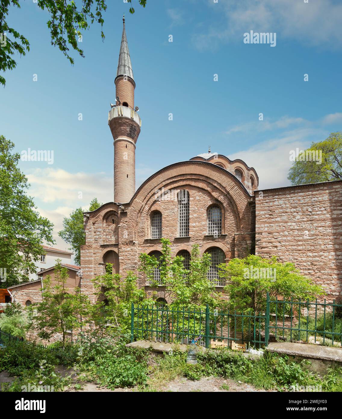 15th century historic Ottoman era Kalenderhane Mosque, Istanbul, Turkey ...