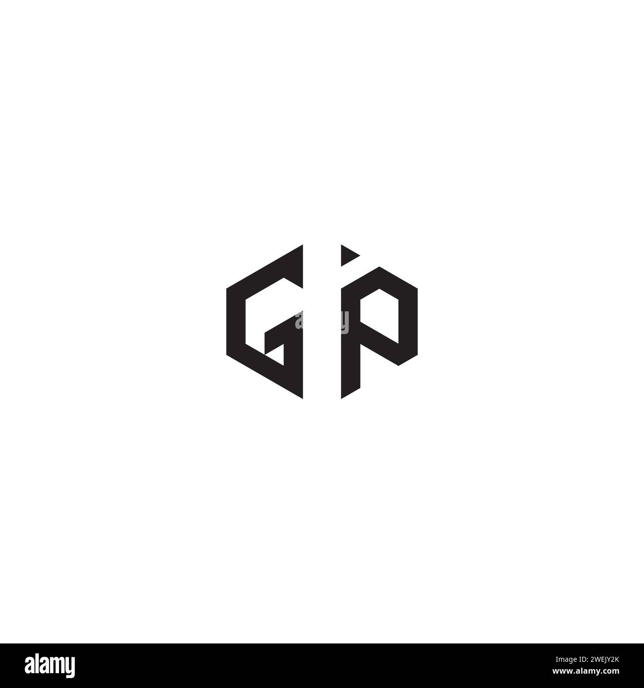 Letter gp vector vectors hi-res stock photography and images - Alamy
