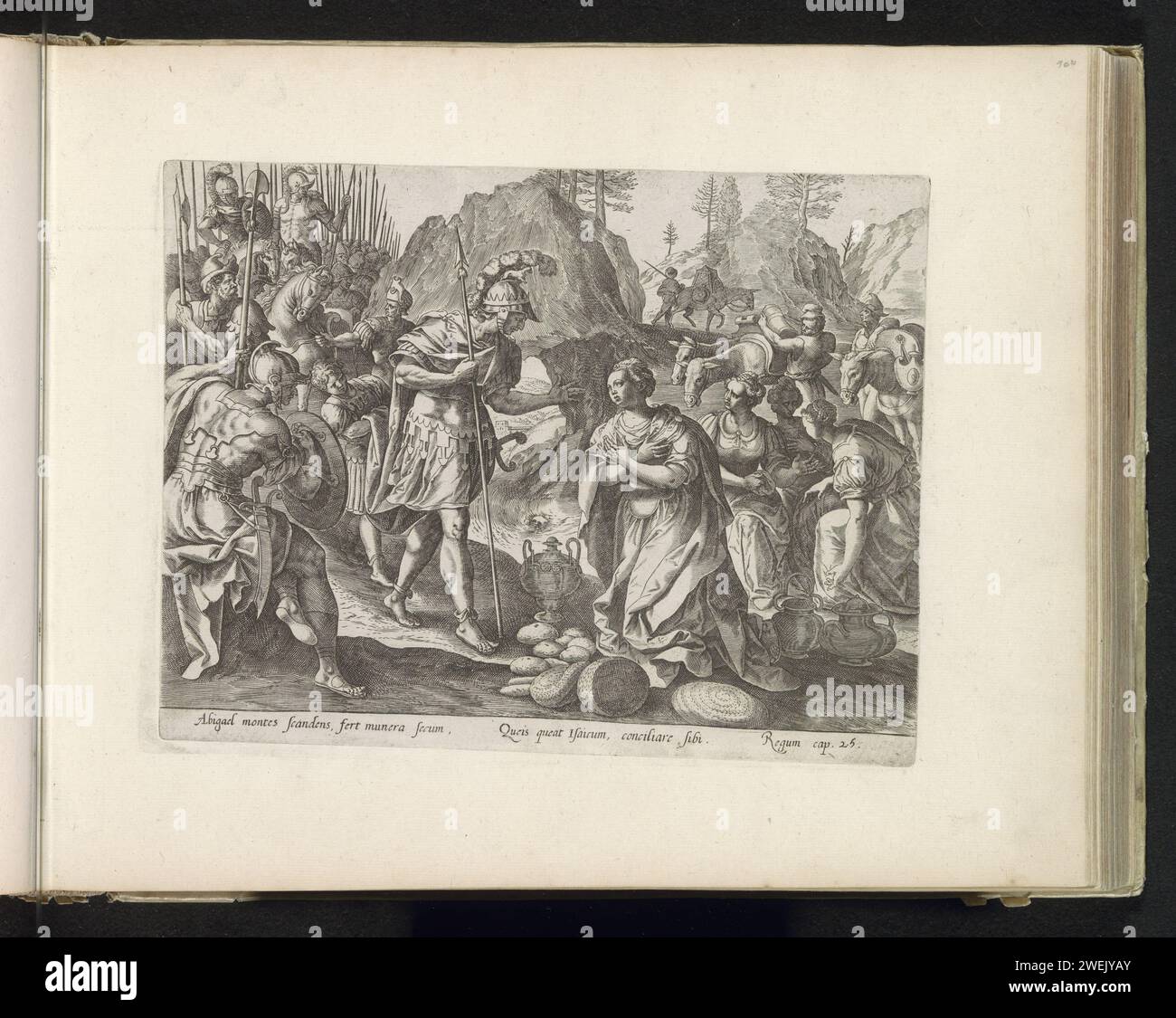 Abigaïl asks David for forgiveness, Anonymous, After Maerten de Vos ...