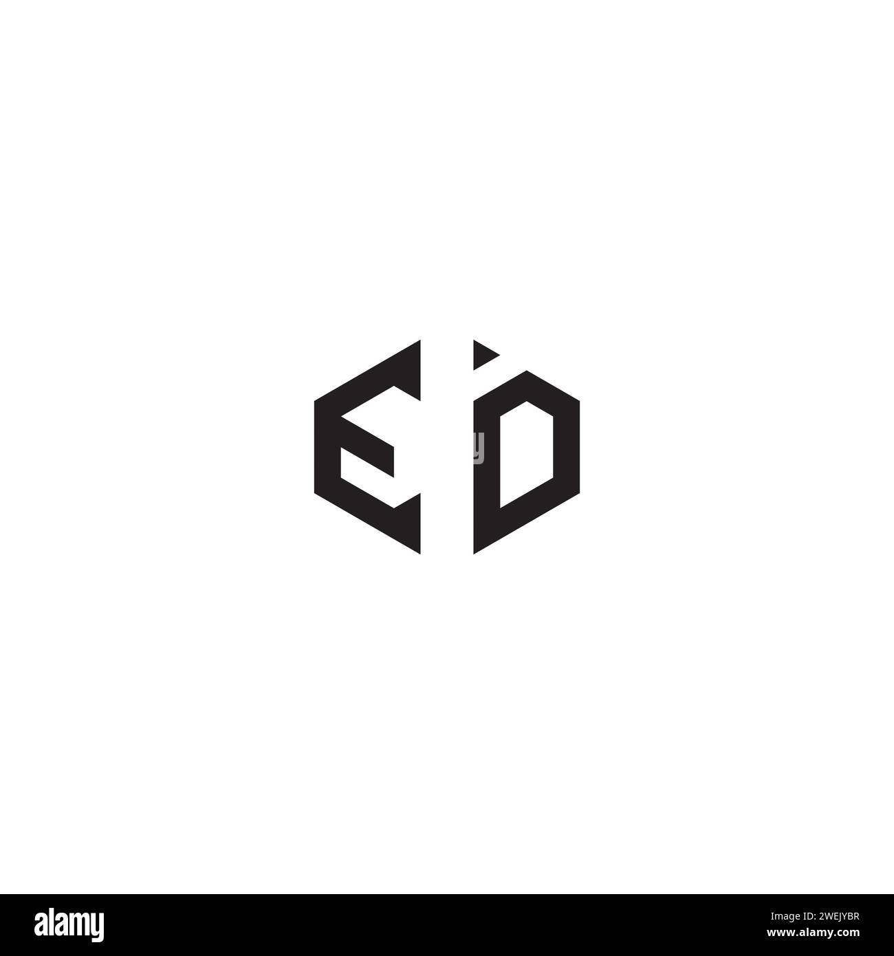 EO abstract concept in high quality professional design that will print ...