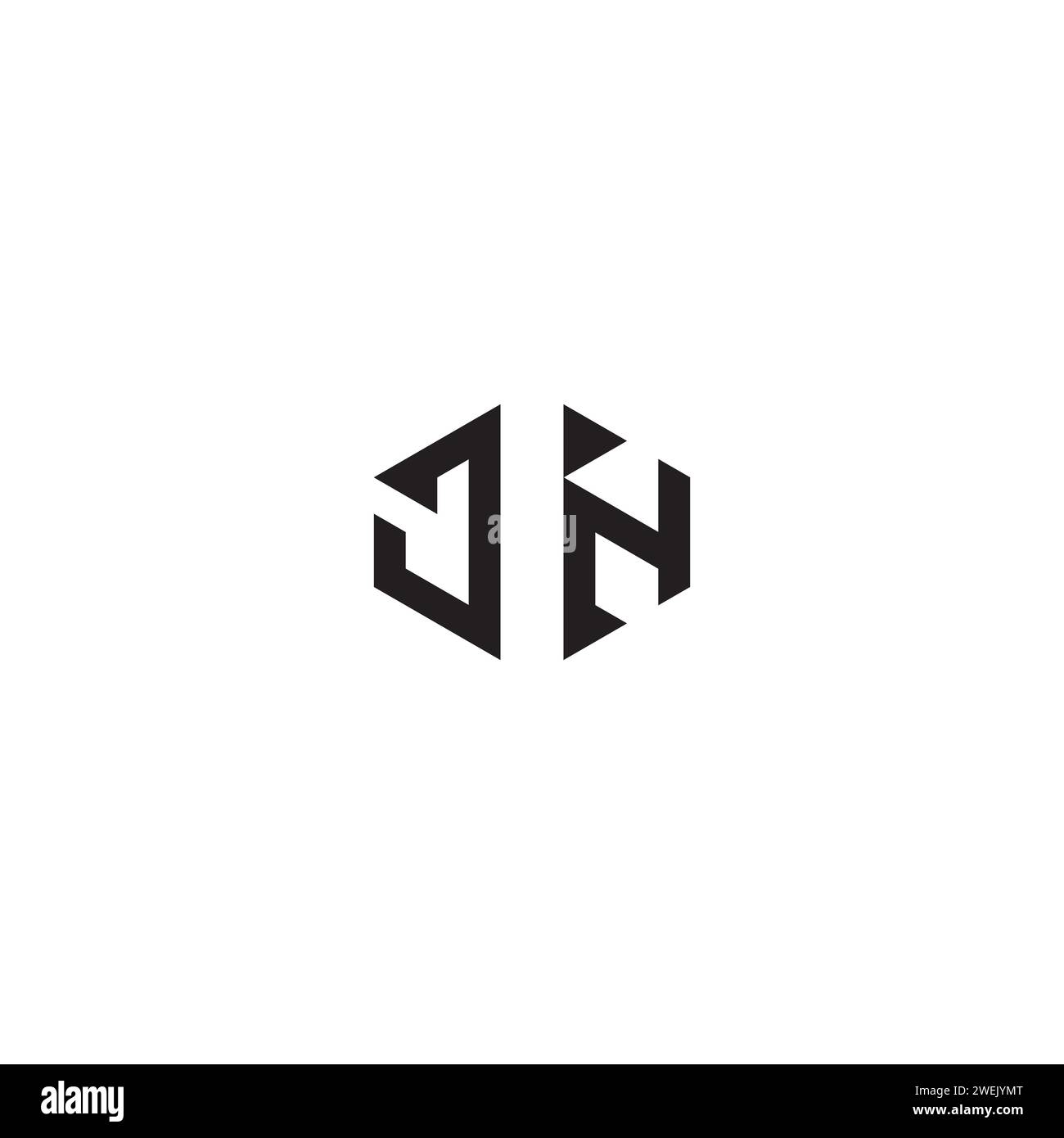 Letter jn vector vectors hi-res stock photography and images - Alamy