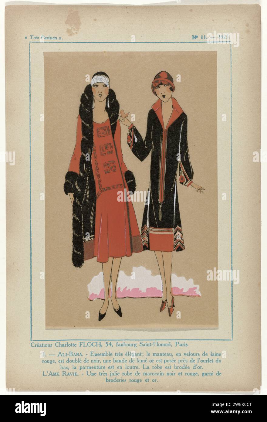 Very Parisian, 1925, no. 11, pl.1: Creations Charlotte Floch: Ali-Baba ...