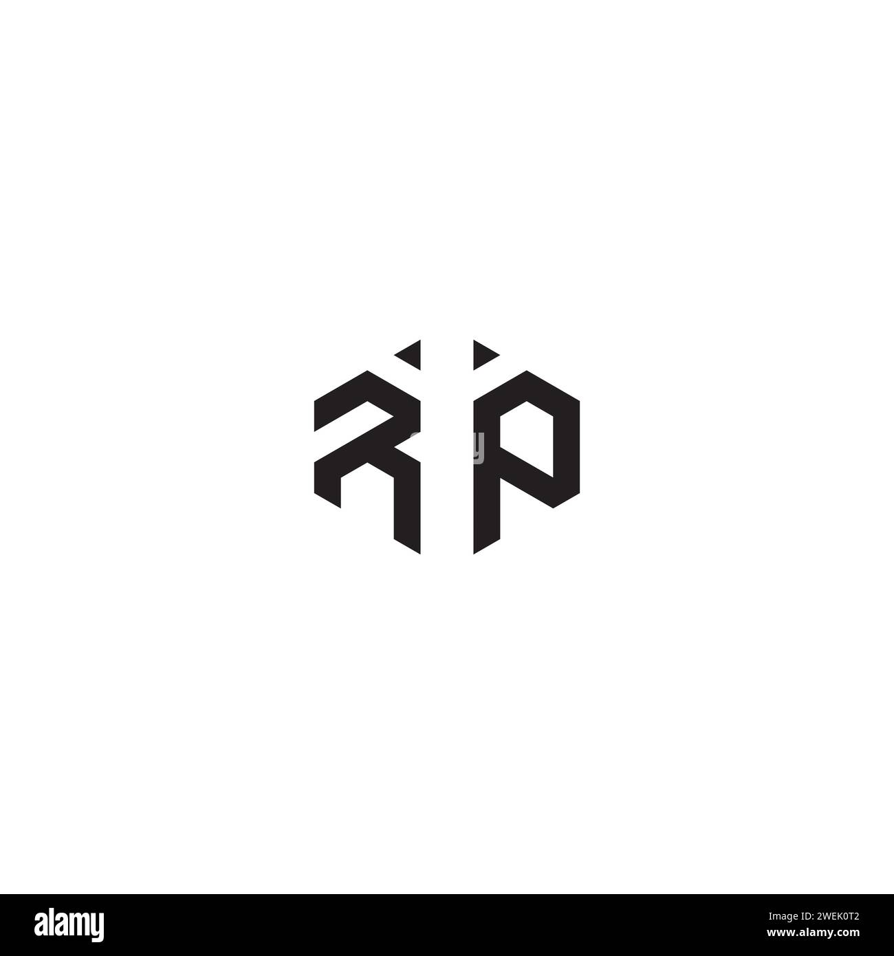 Letter rp vector vectors hi-res stock photography and images - Alamy