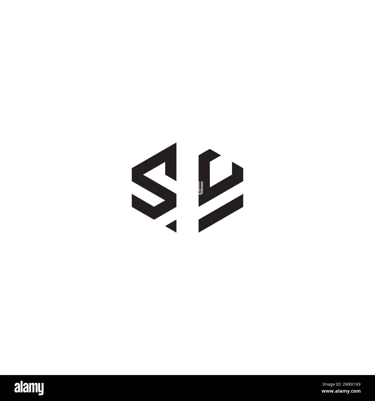 Letter sv vector vectors hi-res stock photography and images - Alamy