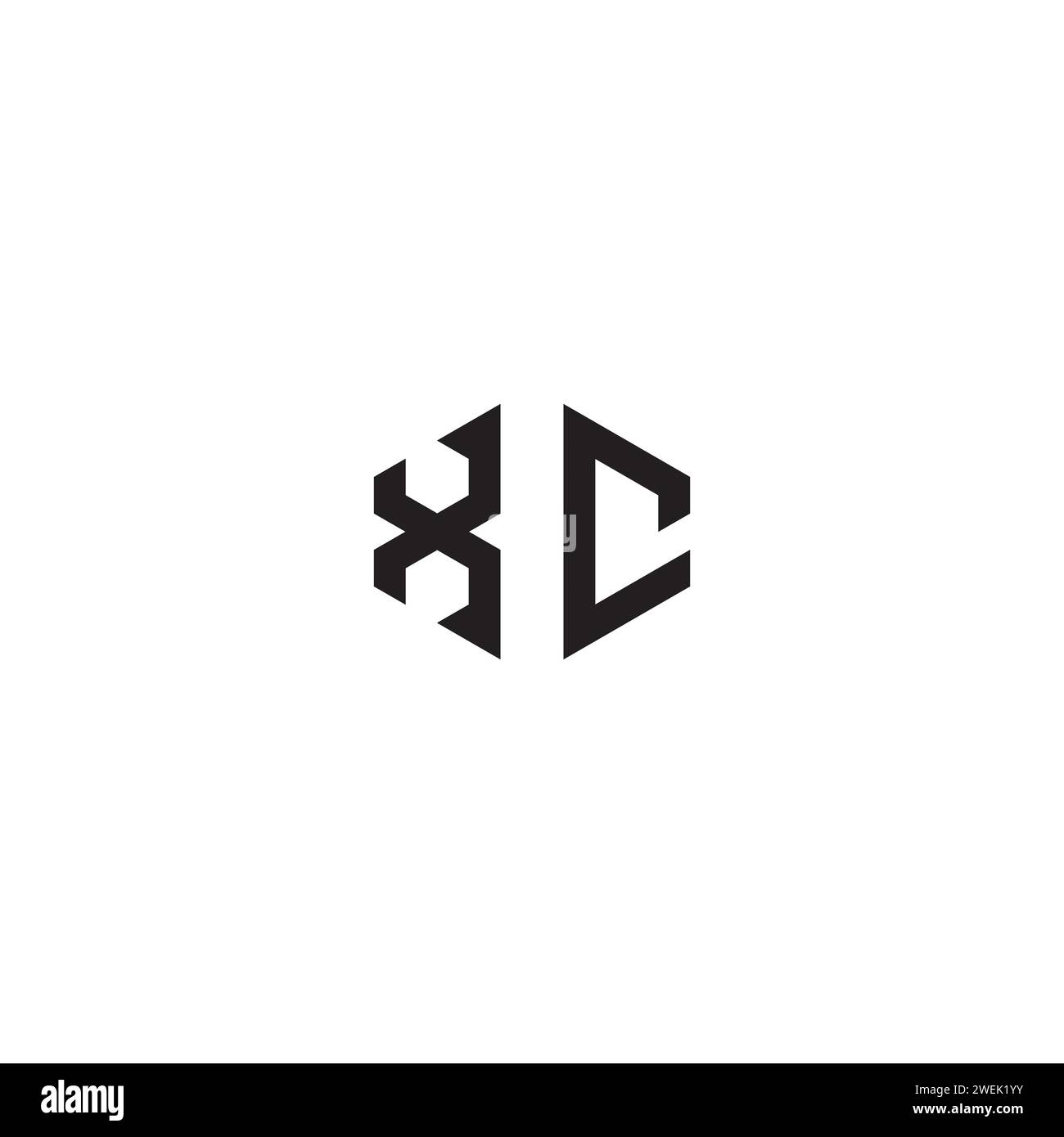 XC abstract concept in high quality professional design that will print ...