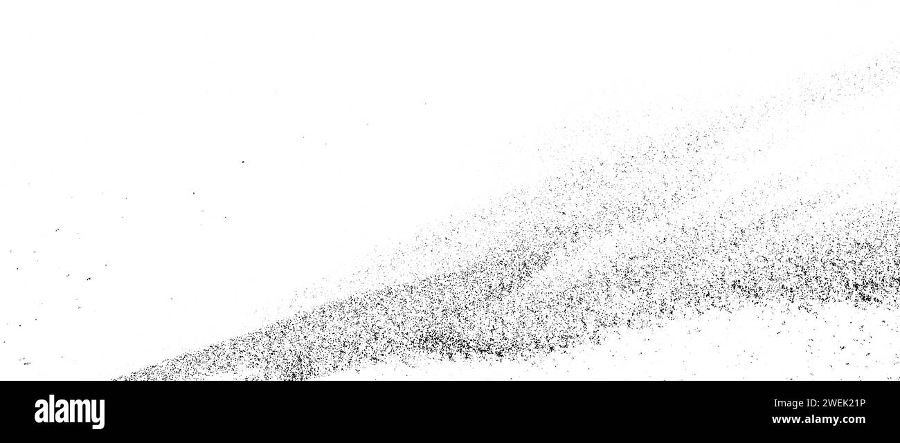 Splattered grunge noise texture. Dirty scattered grain background ...