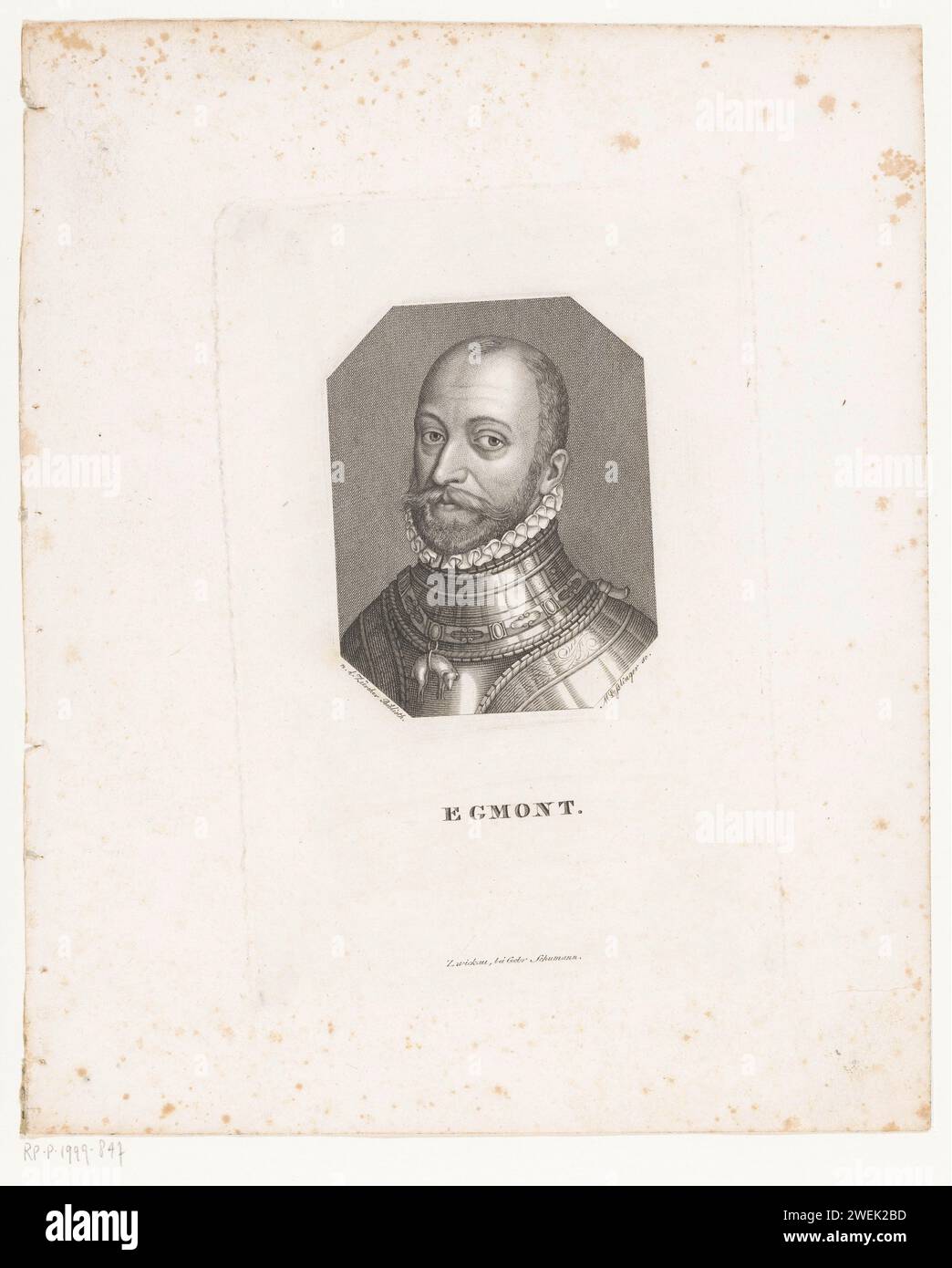 Portrait of Lamoral count of Egmont, after c. 1818 - Before c. 1832 ...
