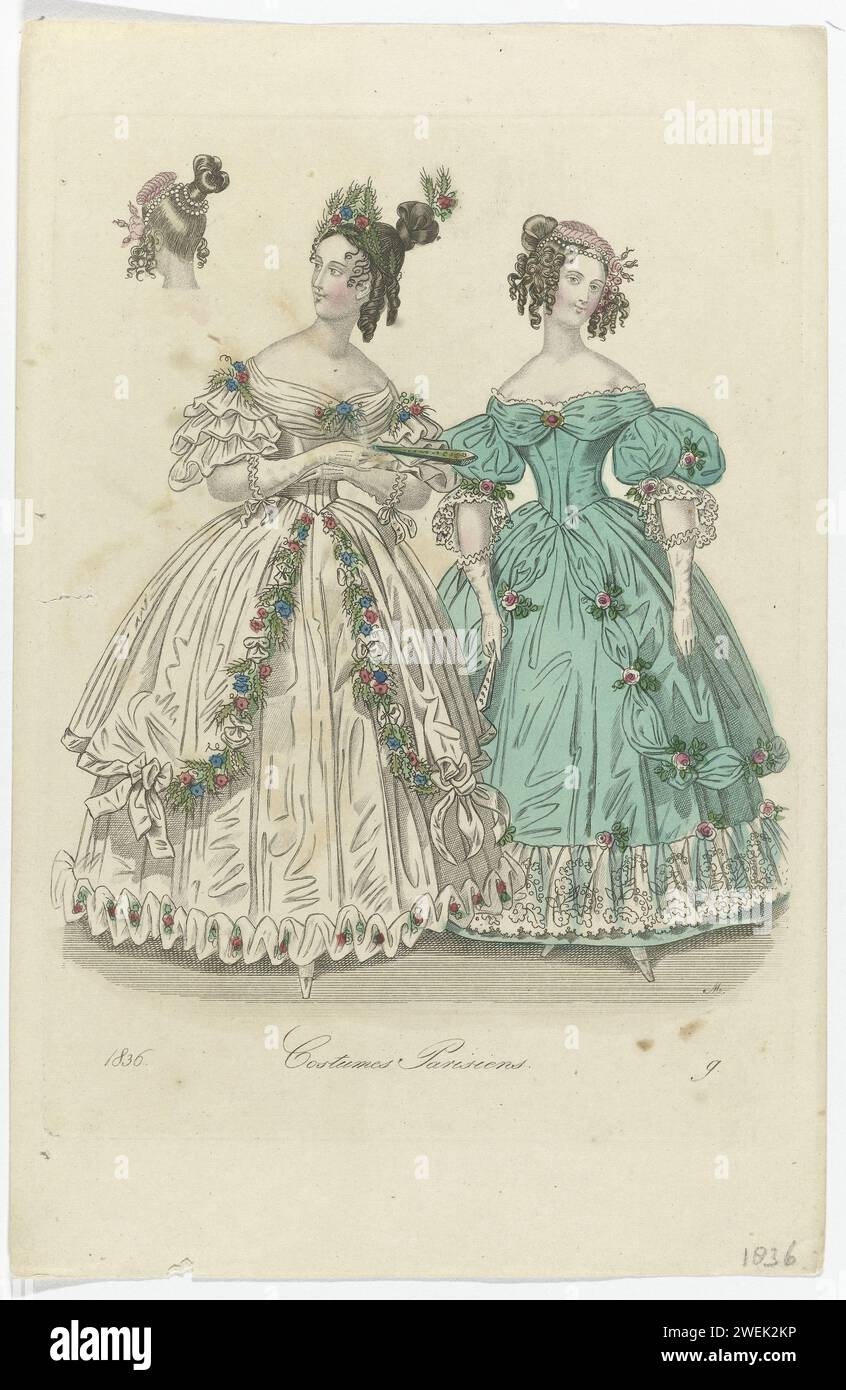 Journal of the ladies and fashions, editis Frankfurt 1836, Parisian ...