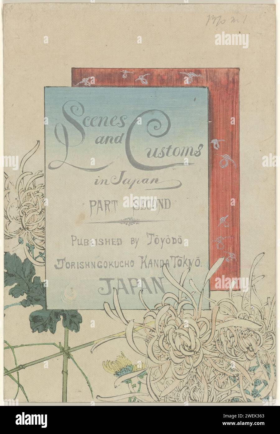 Scenes and customs in Japan - part two, 1902 book Booklet with white ...