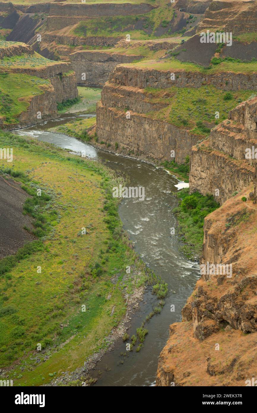 Palouse River gorge, Palouse Falls State Park, Washington Stock Photo ...