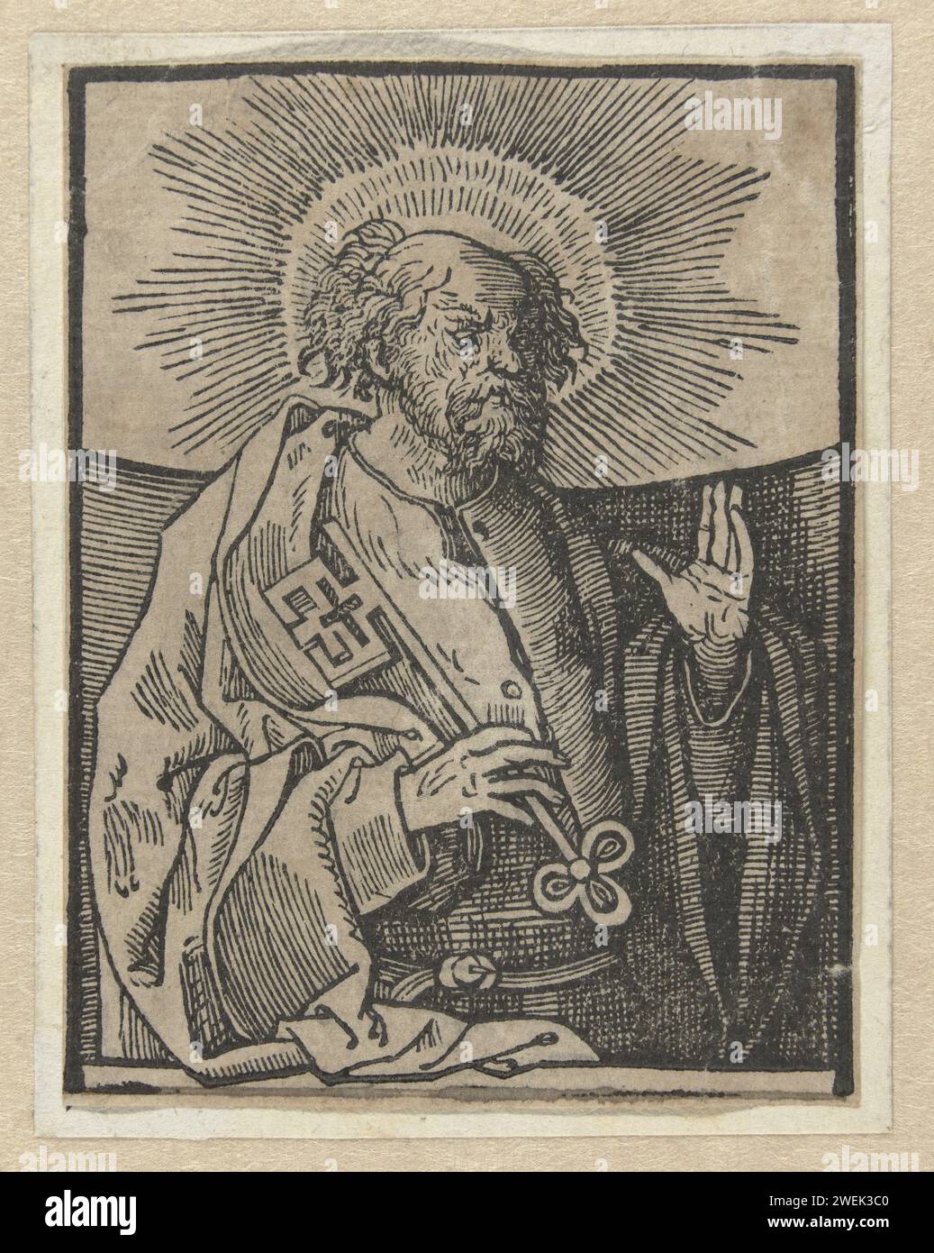 The Apostle Petrus, Anonymous, After Jacob Cornelisz van Oostsanen ...