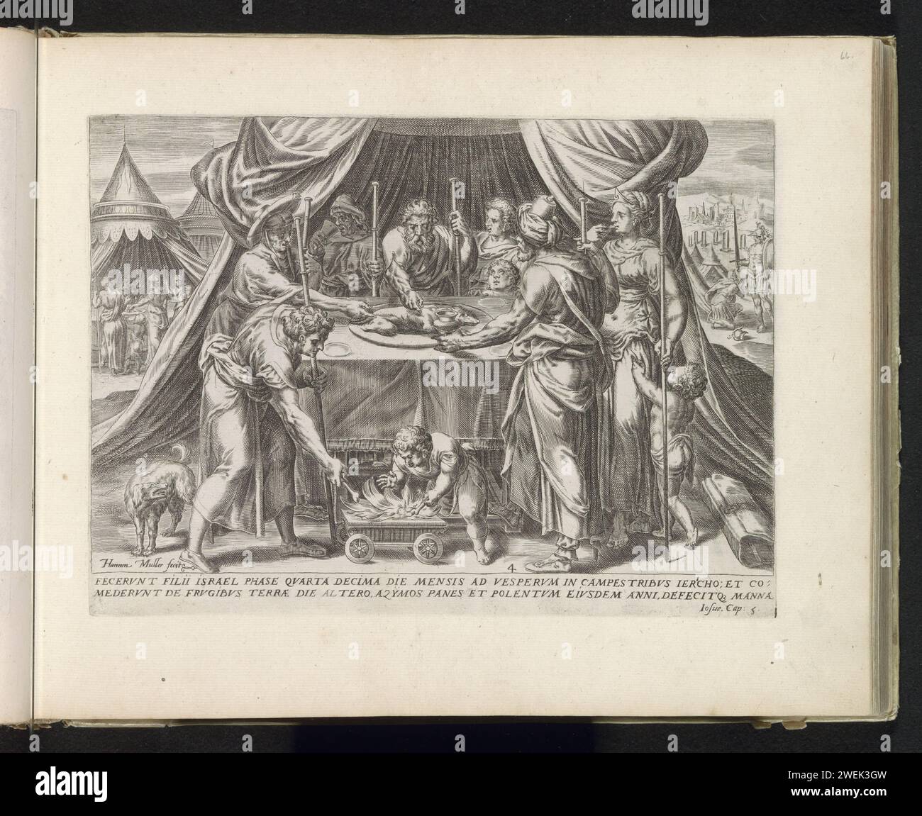 Celebration of Passover in the Promised Land, Harmen Jansz Muller ...