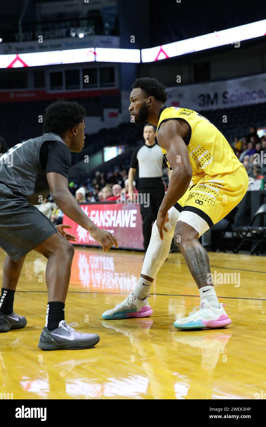London Ontario Canada, Jan 21 2024. The London Lightning defeat the ...