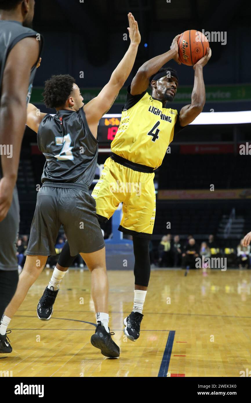 London Ontario Canada, Jan 21 2024. The London Lightning defeat the ...