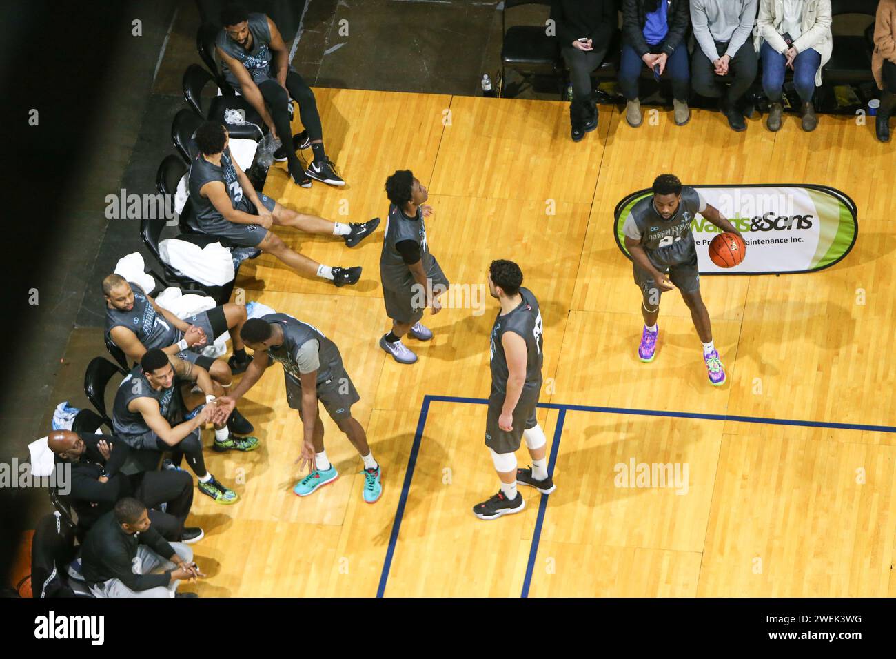 London Ontario Canada, Jan 21 2024. The London Lightning defeat the ...