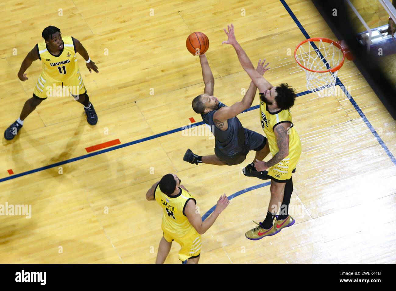 London Ontario Canada, Jan 21 2024. The London Lightning defeat the ...