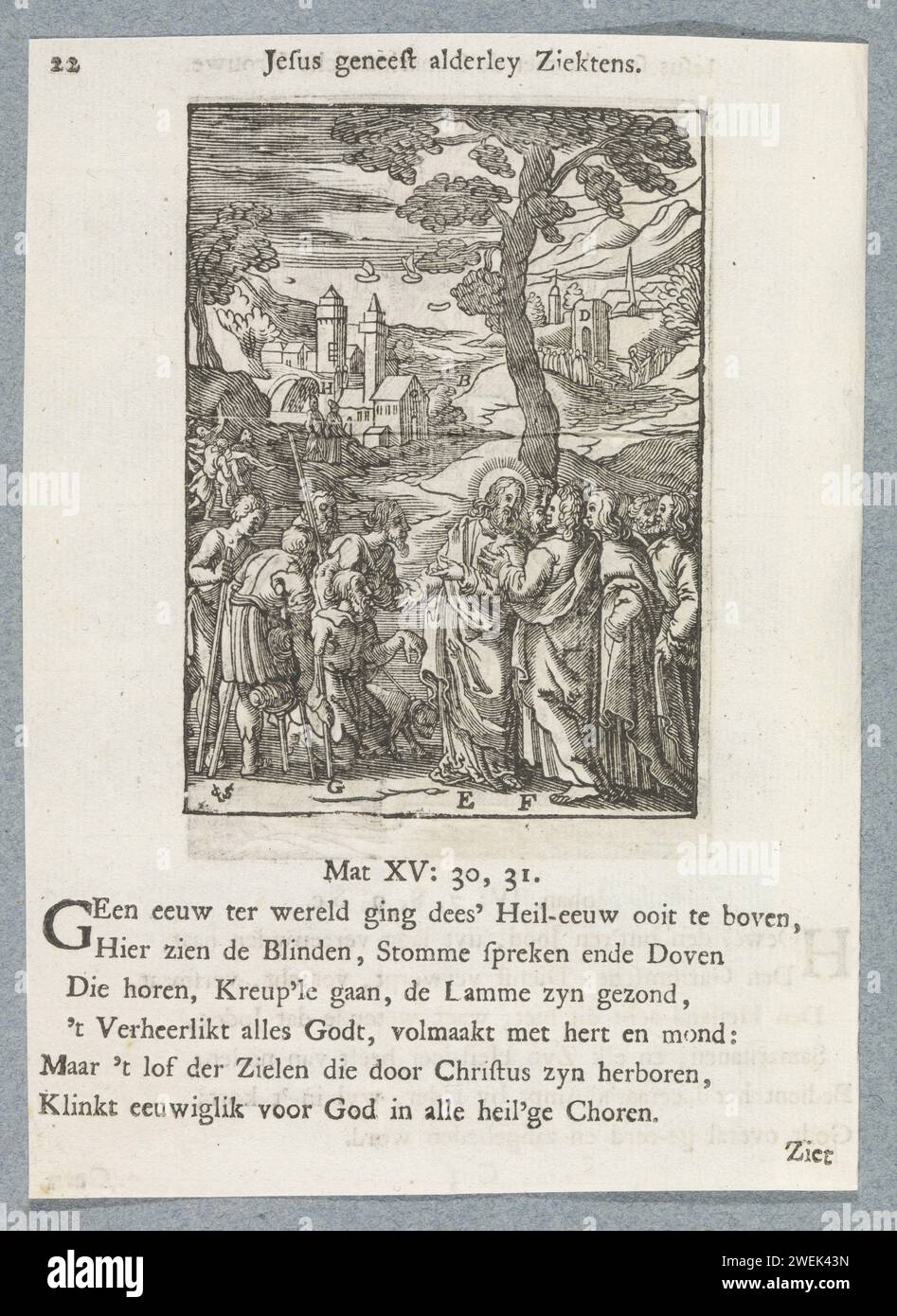 Christ answers the messengers of Johannes, 1740 print John belongs in ...