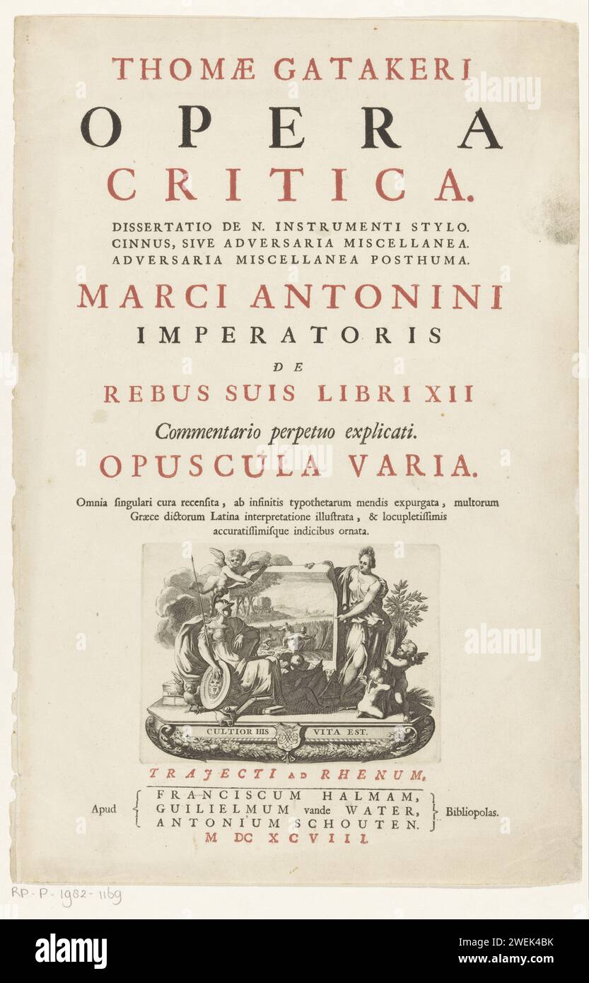 Minerva and Ceres with image of people working on the land, Anonymous ...