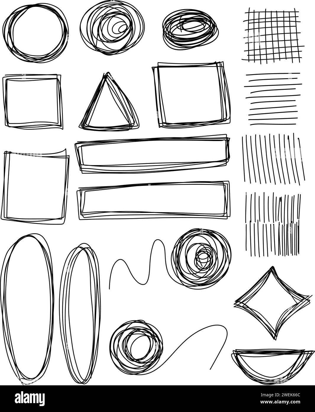 Hatched shapes hi-res stock photography and images - Alamy