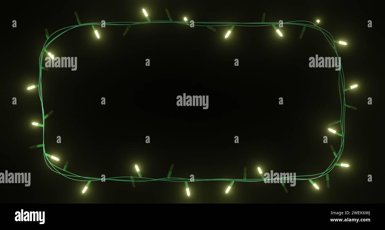 Flashing christmas lights copy space hi-res stock photography and ...
