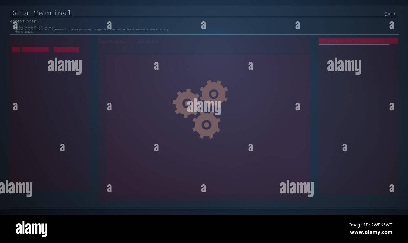 Animation screens network connections communication hi-res stock ...