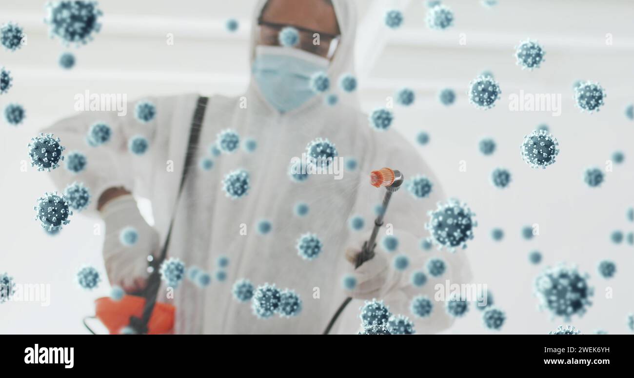 Disinfecting virus cells hi-res stock photography and images - Alamy